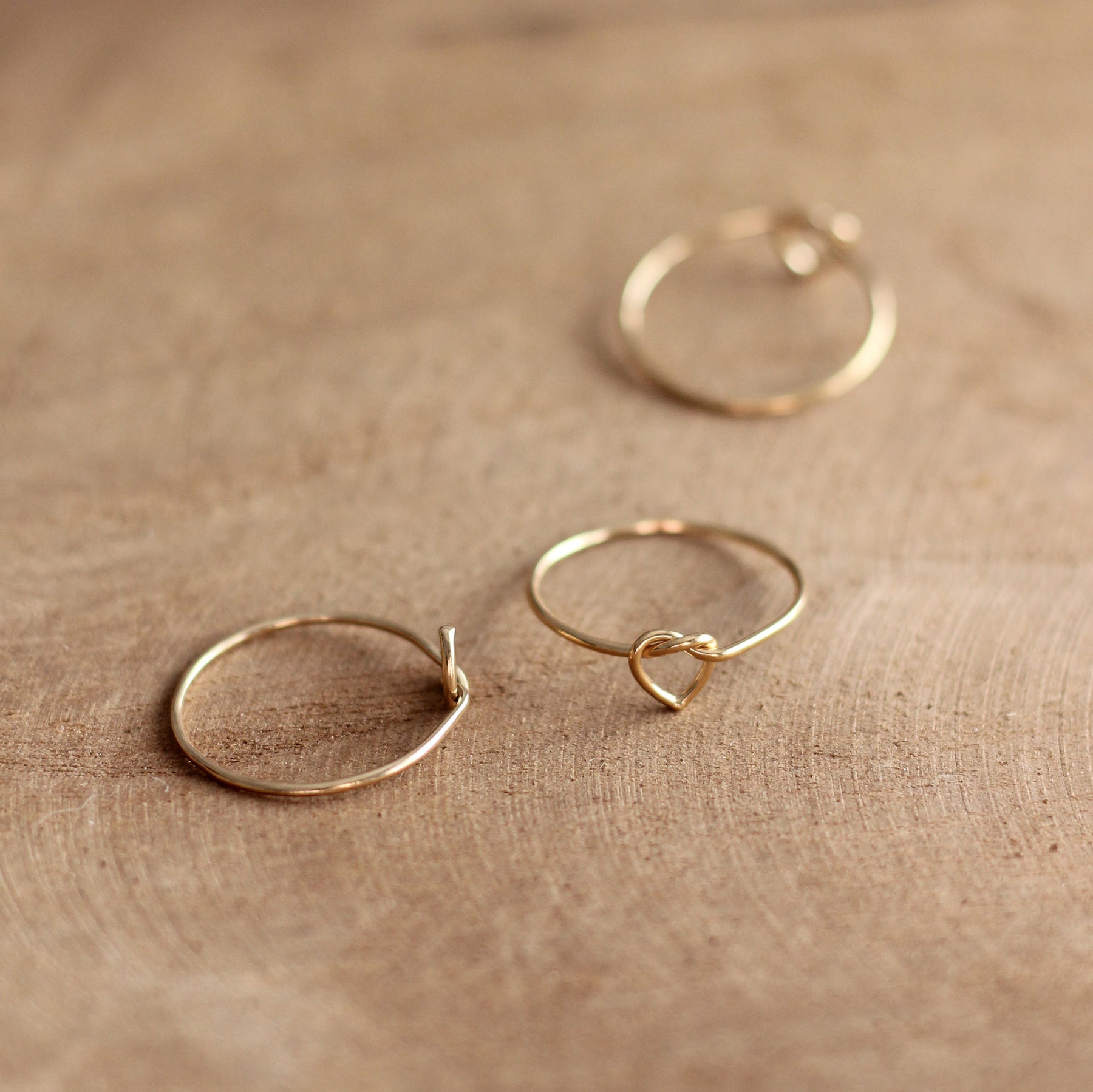 Heart Knot Ring - 14k Gold-fill | Birch Jewellery